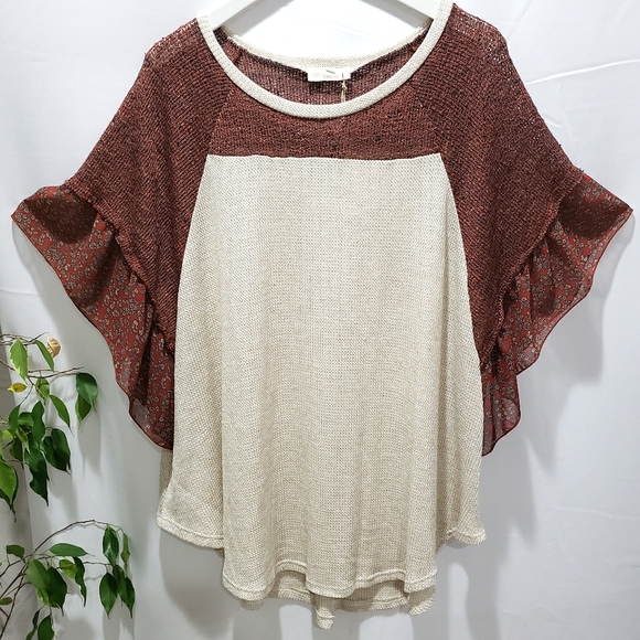 Hummingbird | Tops | New Hummingbird Boho Mixed Media Top | Poshmark